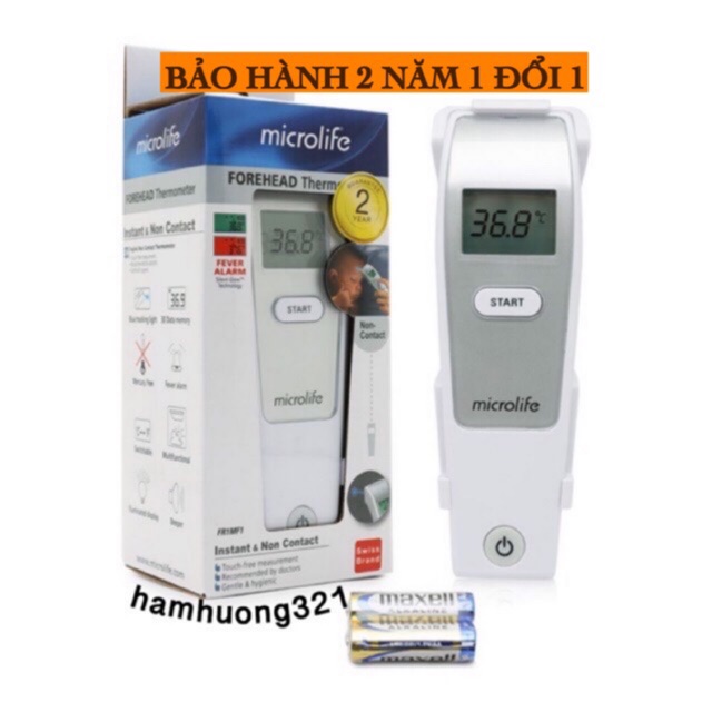 Nhiệt kế trán Microlife model FR1MF1 | Shopee Việt Nam
