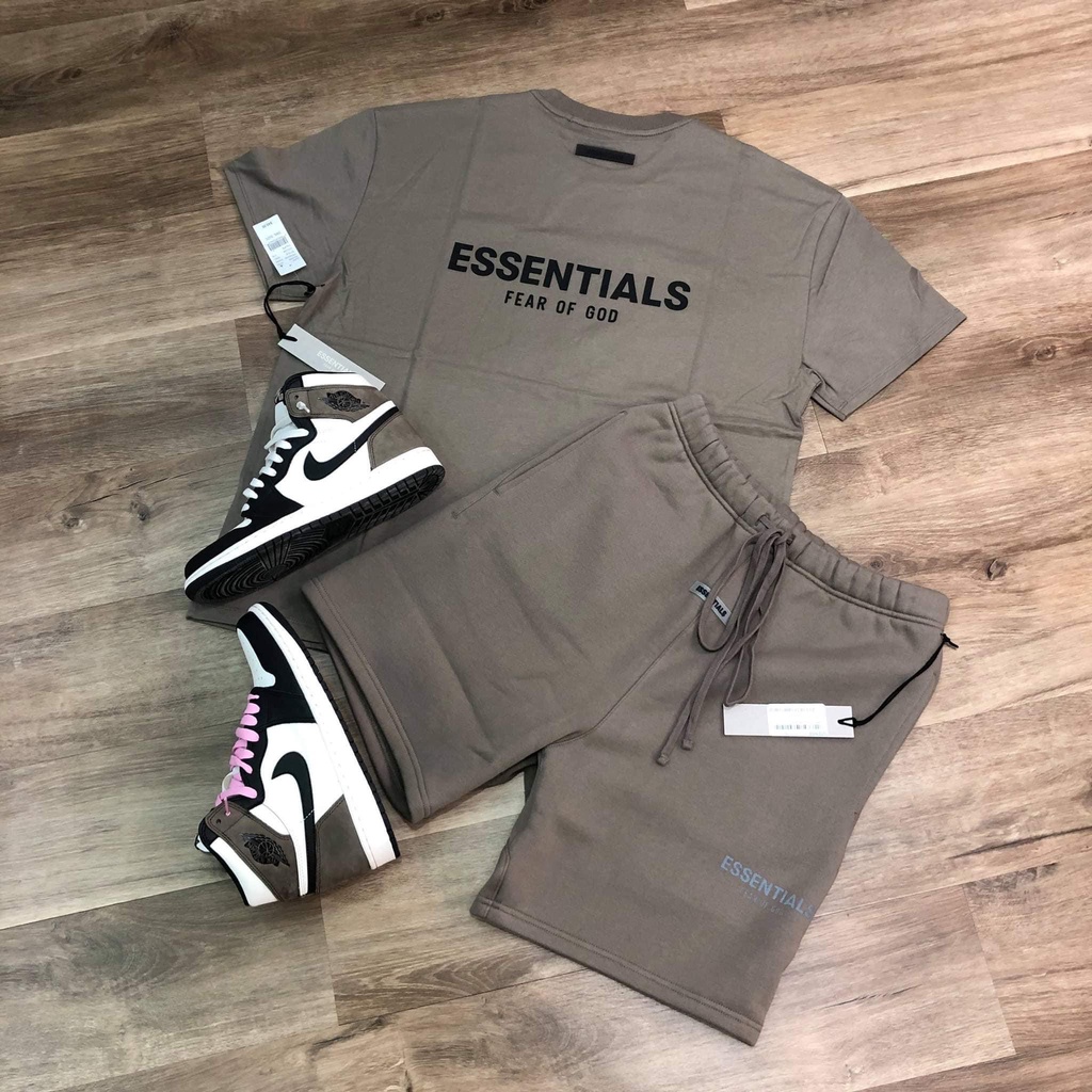 [BEST QUALITY] Set đồ Fear Of God FOG Essentials SS21 Taupe bản cao cấp ...