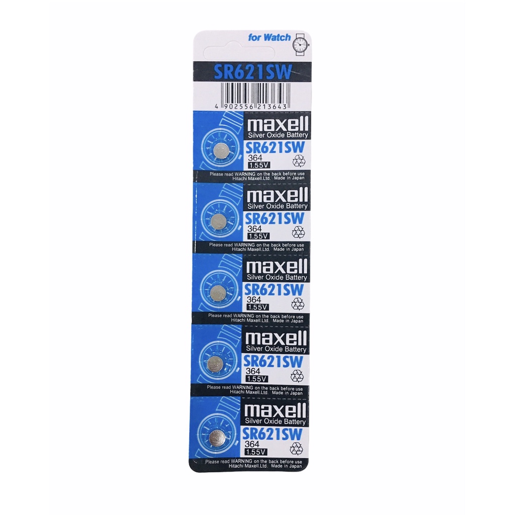 Vỉ 1 viên pin Maxell SR621SW SR621 621 364 Nhật Bản | Shopee Việt Nam