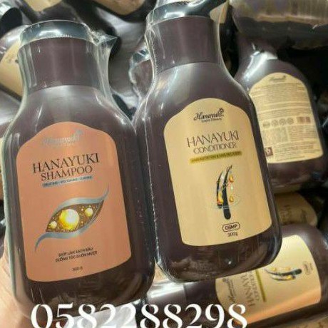 [GIÁ SỈ ] BỘ ĐÔI DẦU GỘI HANAYUKI SHAMPOO + DẦU XẢ HANAYUKI CONDITIONER ...