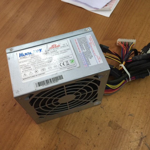 Nguồn hunkey 500w fan 12 có nguồn phụ hình thức đẹp | Shopee Việt Nam