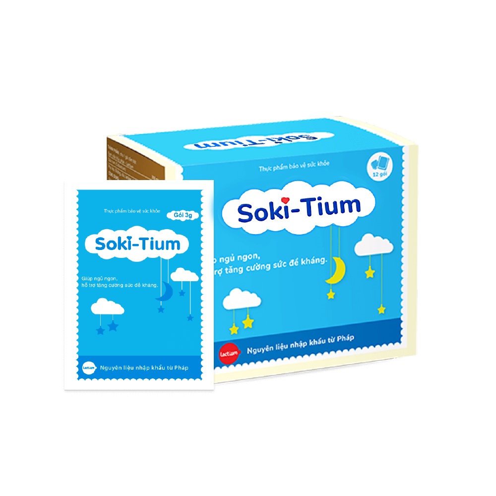 Soki Tium - Giúp bé ngủ ngon sâu giấc tự nhiên, ĐẠT CHUẨN - bao bì cũ ...