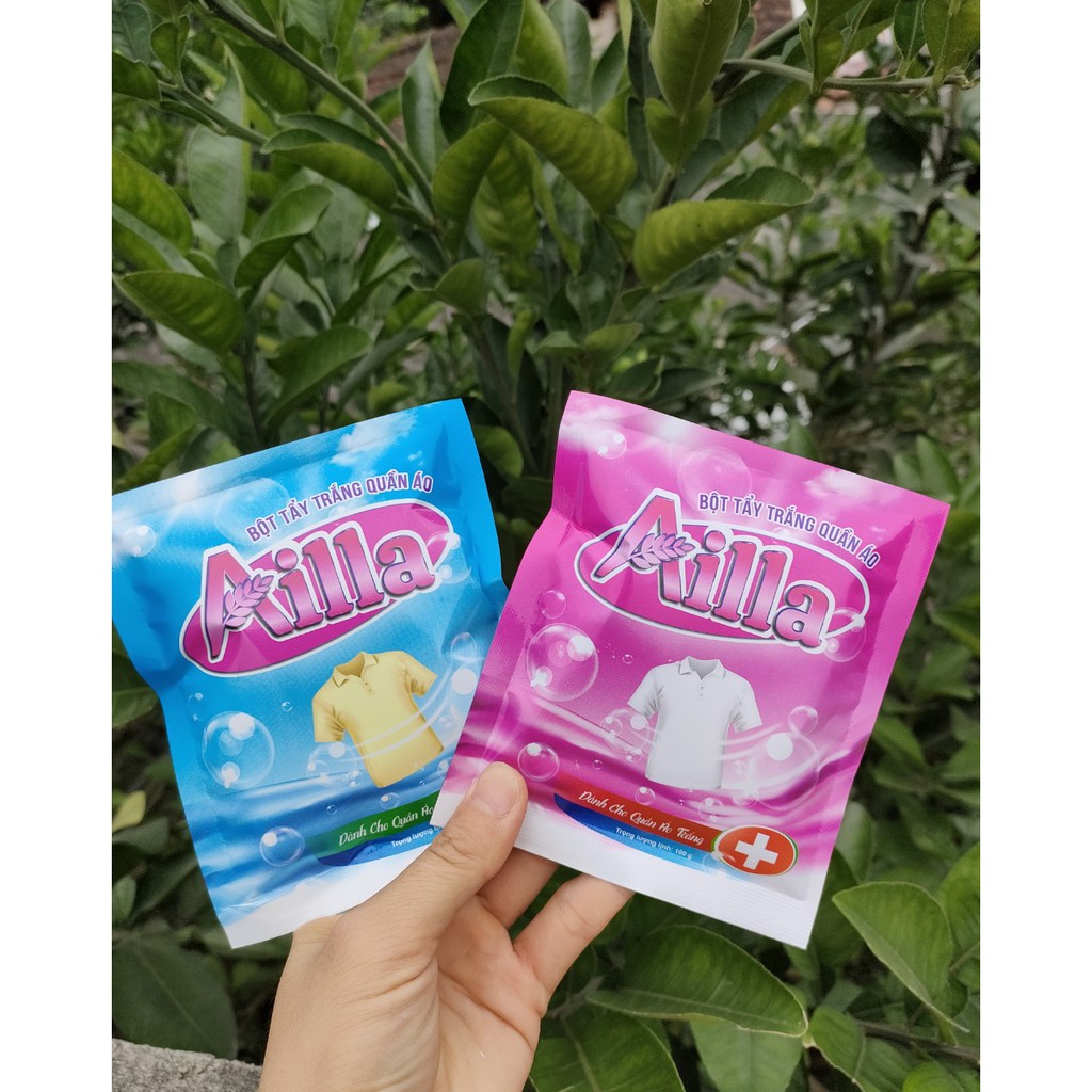 Bột Tẩy Trắng Quần Áo, Đồ Dùng Bị Ố, Mốc, Xỉn Màu Ailla | Shopee Việt Nam