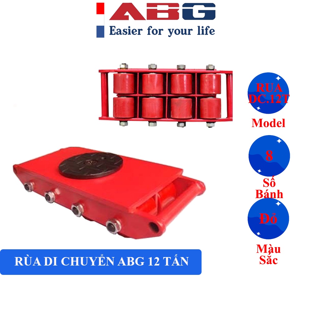 Rùa Di Chuyển ABG 12 Tấn - Xe Rùa Đẩy Hàng Tải Trọng Lớn, Thiết Kế Tối ...