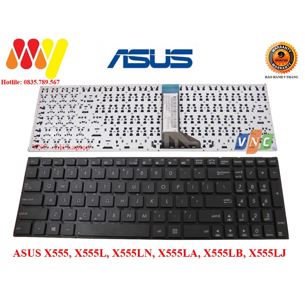 [Siêu Rẻ] Bàn phím laptop Asus X555 X555L X555LN X555LA X555LB X555LJ ...