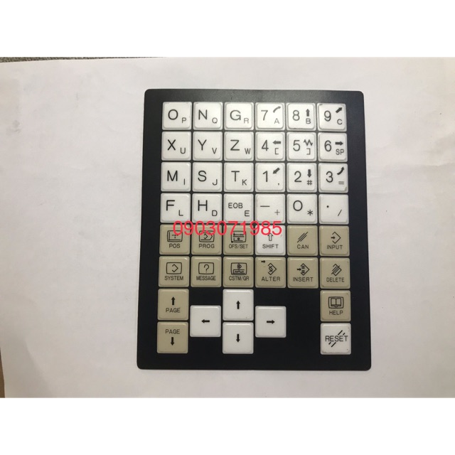 Tấm dán bàn phím máy phay CNC Fanuc 21M | Shopee Việt Nam