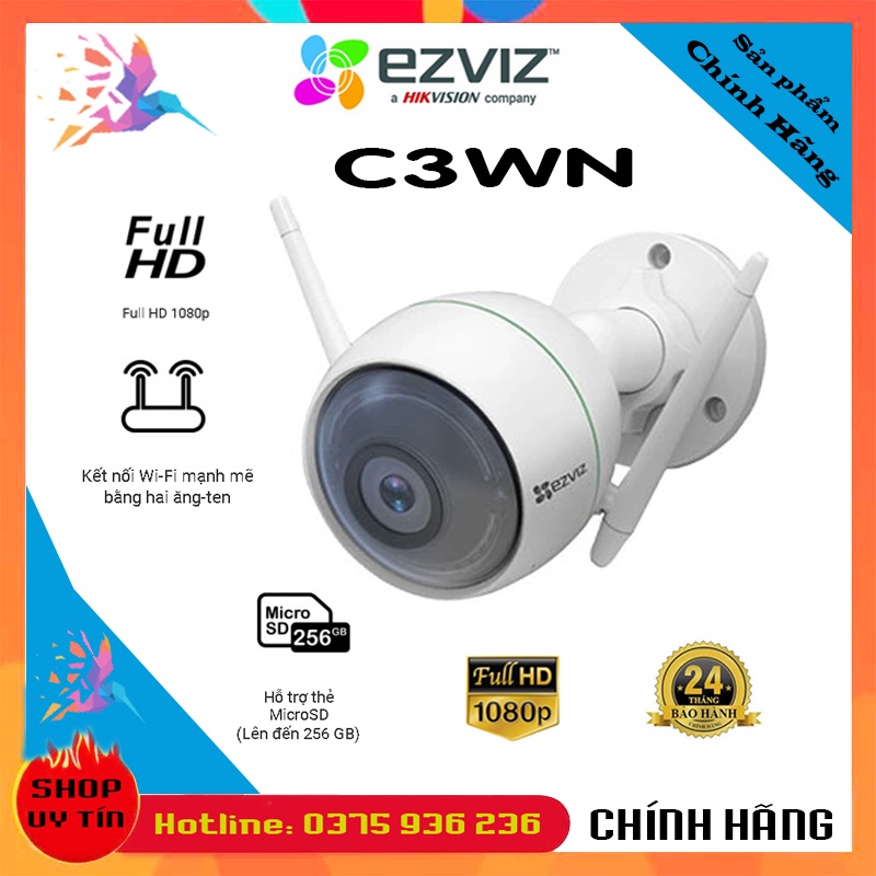 Camera IP Wifi Ezviz C3WN 2MB Full HD 1080P Camera Ngoài Trời - Hàng ...