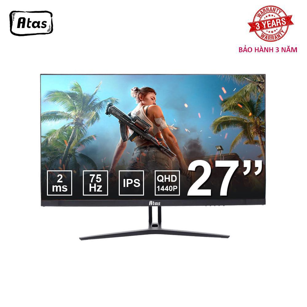 Màn hình máy tính 27 inch 2K ATAS MD270B - Tần số quét 75HZ - Tấm nền ...