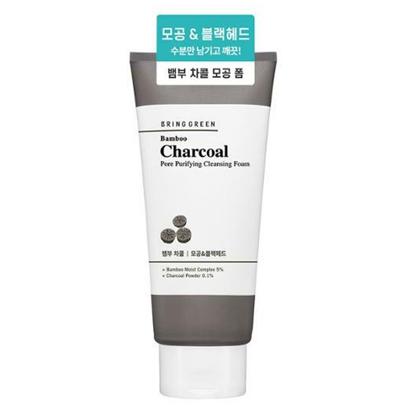 Bring Green Bamboo Charcoal Pore Purifying Cleansing Foam 300ml K ...