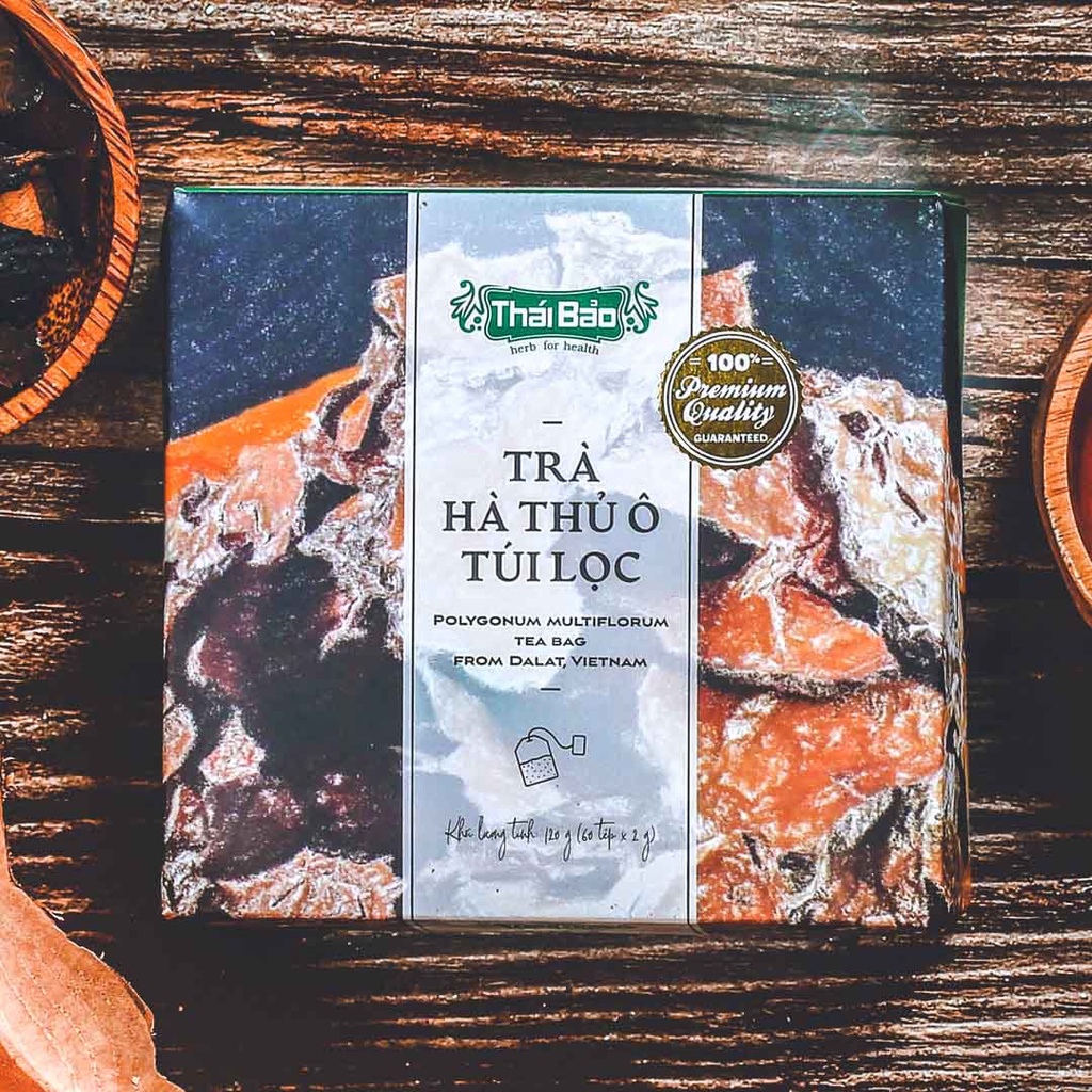 Trà hà thủ ô túi lọc Langfarm x Thái Bảo - Thảo mộc cho sức khoẻ, thơm dịu vị thiên nhiên, sản ...