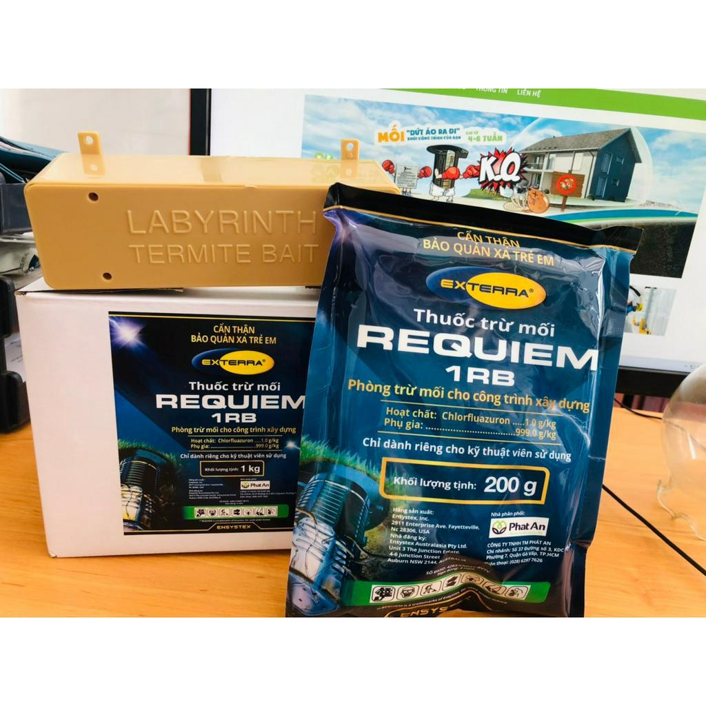 Bả diệt mối Requiem 1RB NHẬP KHẨU 100% MỸ- (Gói 200g) và 1 trạm nhựa ...