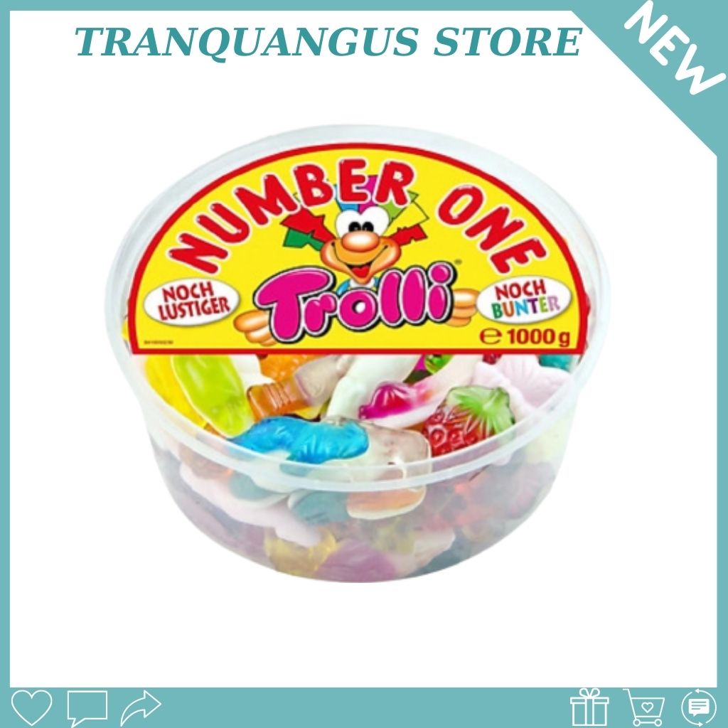 Kẹo Dẻo Trollo Number One, Kẹo Dẻo Hình Trái Cây Nhập Khẩu Đức - Hộp ...