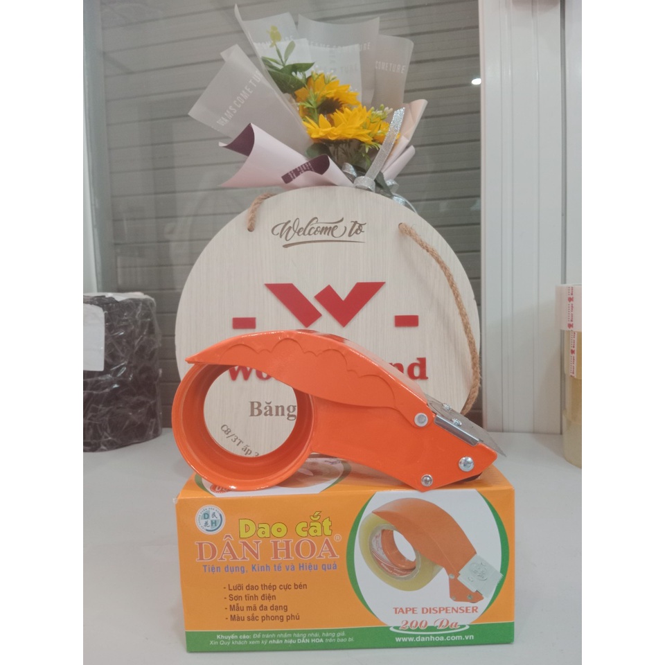 Dao cắt băng keo Dân Hoa khổ 5cm 200y cắt băng keo loại 1kg/cuộn trở xuống | Shopee Việt Nam