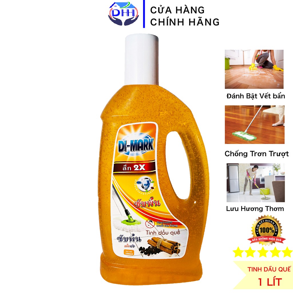 Nước Lau Sàn Di-MARK Tinh Dầu Quế Xua Đuôi Côn Trùng 1000ml | Shopee ...