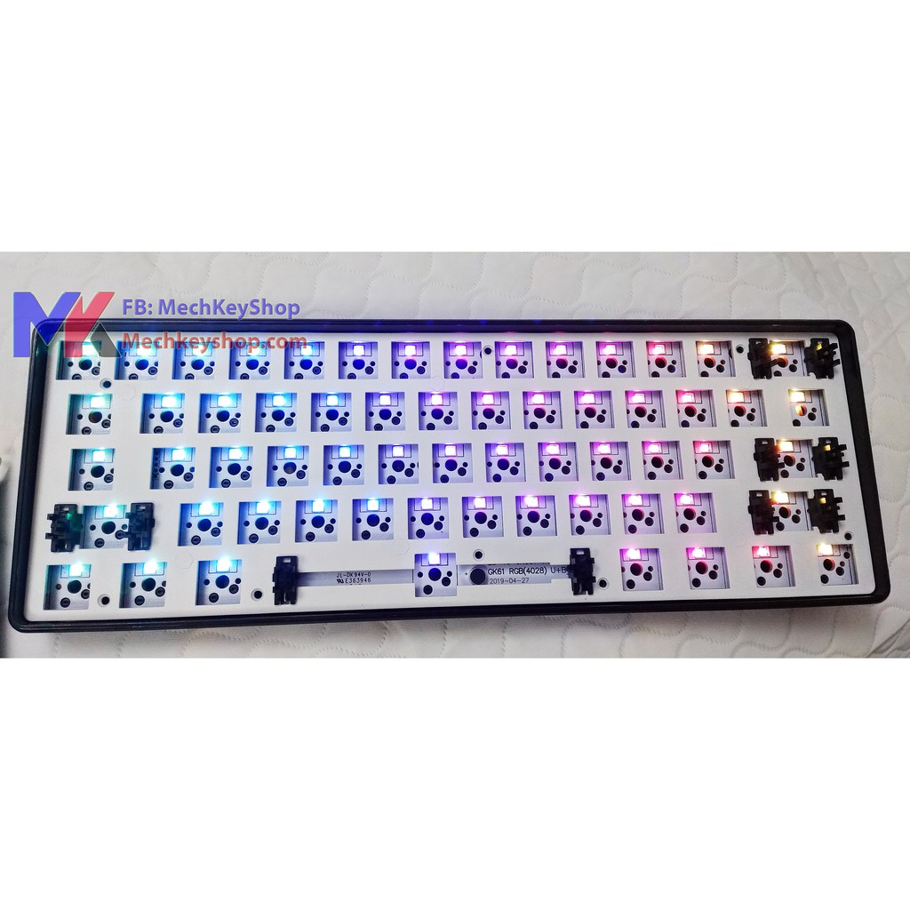 Bộ kit GK61s - Bluetooth 5.1, Led nền RGB, led cạnh, hỗ trợ gắn thêm ...