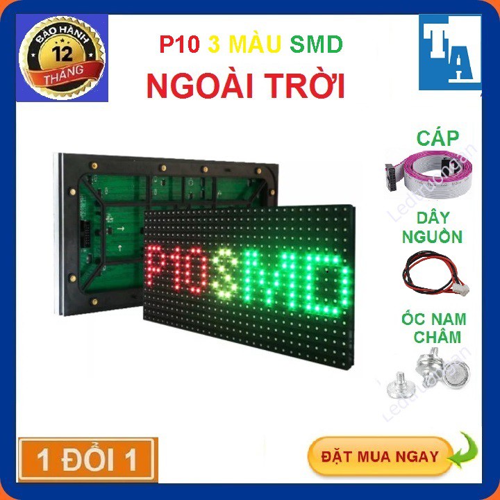 Led ma trận P10, Module led ma trận P10 3 màu - 16 x 32 - led matrix 3 ...