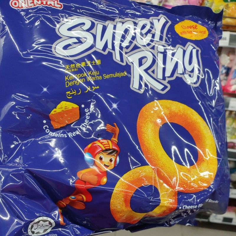 Snack Super Ring Cheese Oriental 112G (8 Gói x 14G) | Shopee Việt Nam