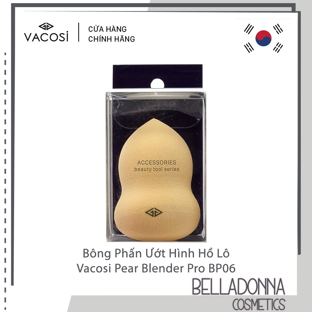 Bông Phấn Hình Hồ Lô Vacosi Pear Blender Pro BP06, Mút Tán Nền Siêu Mịn | Shopee Việt Nam