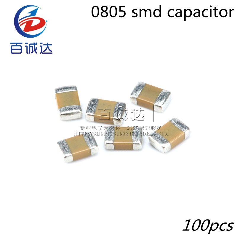 100 Chiếc 0805 16 / 25 / 35V SMD Chip Tụ Gốm 1PF 5PF 3PF 10PF 22PF 30PF ...