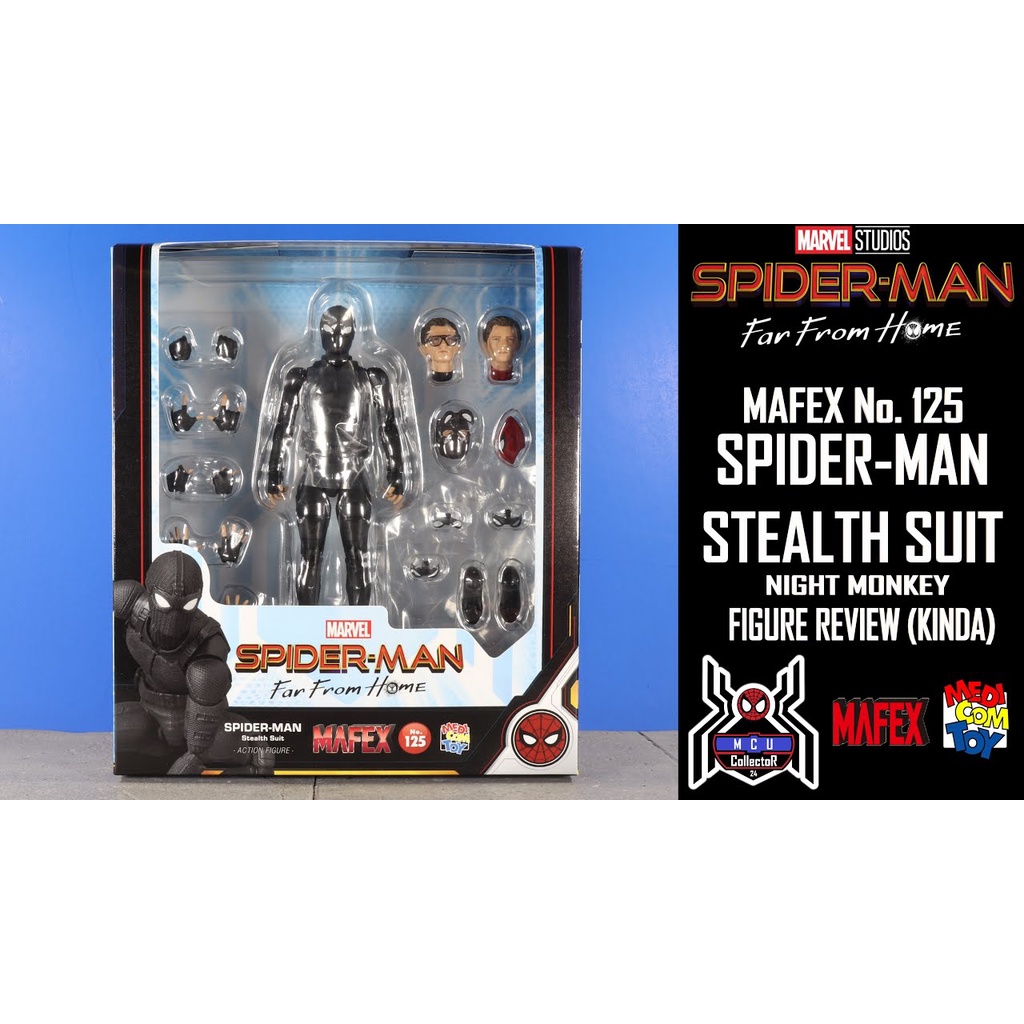 Mô hình chính hãng Mafex Spiderman Steath Suit | Shopee Việt Nam