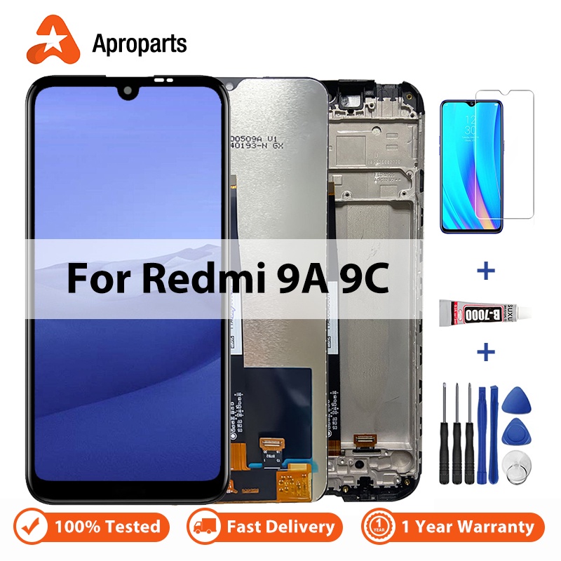 6.53 "Dành Cho Xiaomi Redmi 9A 9C M2006C3MG Màn Hình LCD Bộ Số Hóa Cảm ...