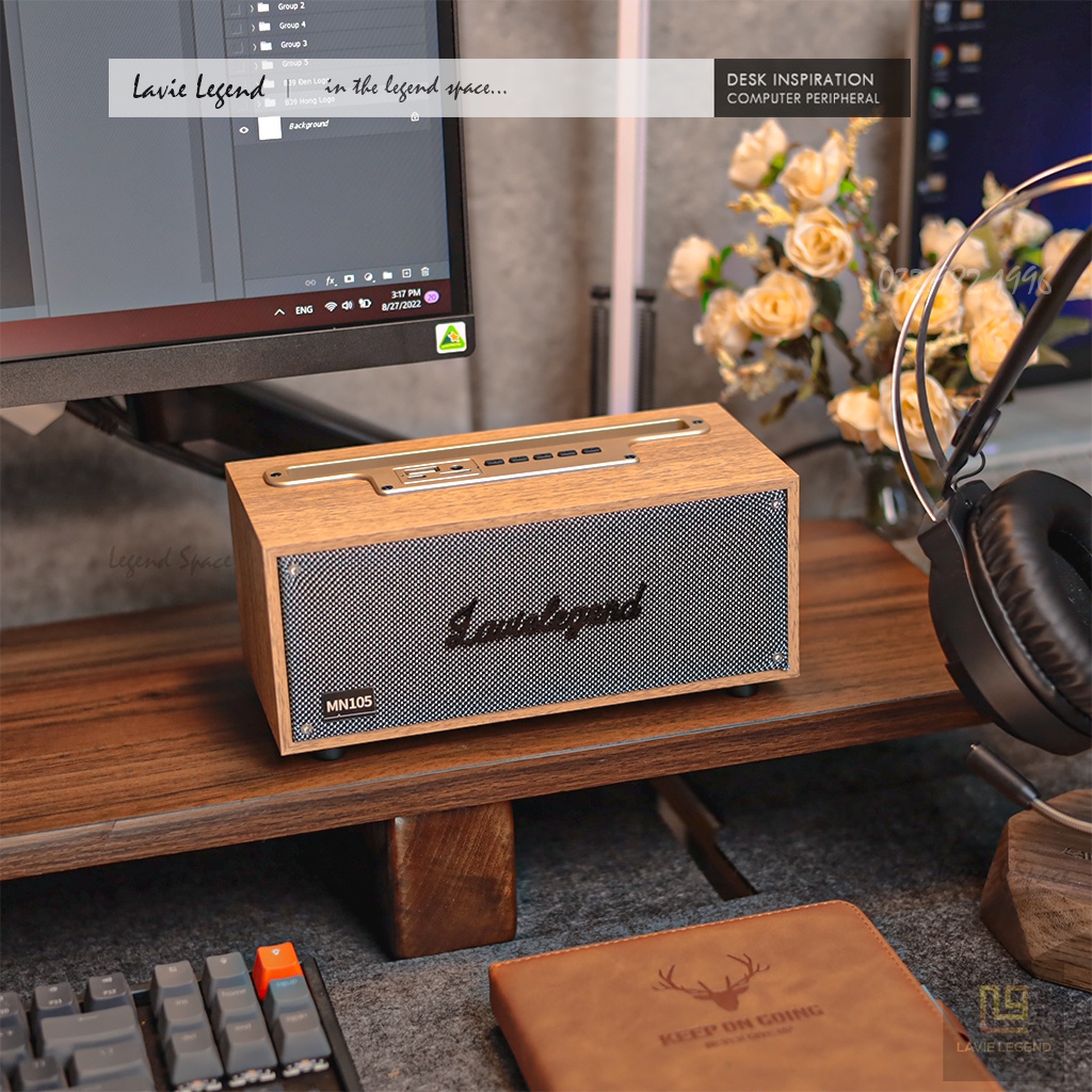 Loa Bluetooth Không Dây Để Bàn Phong Cách Vintage Cho Điện Thoại, Máy ...