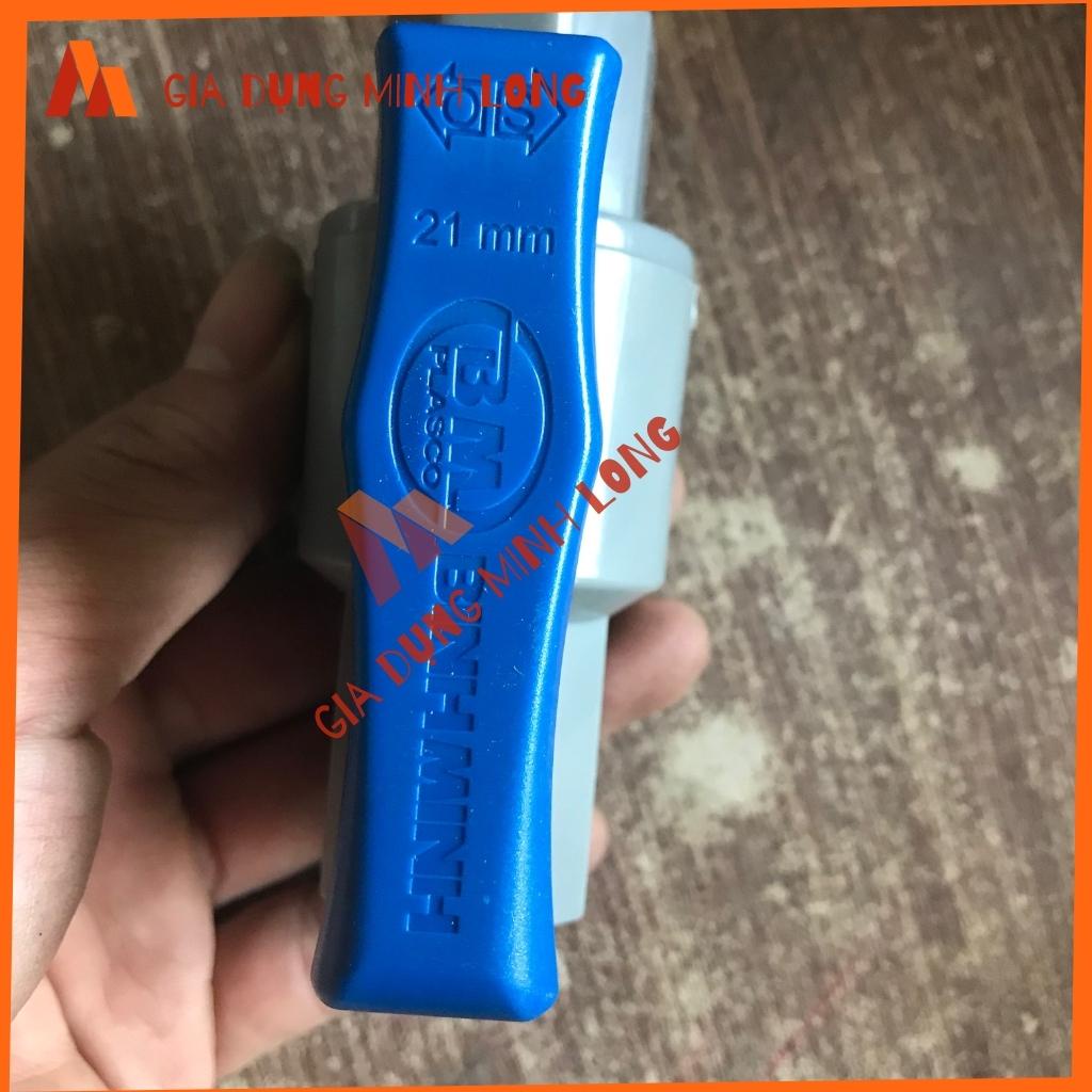 Van nhựa, van khóa nước Bình Minh PVC phi 21,27,34,42,49,60- Hàng chính ...