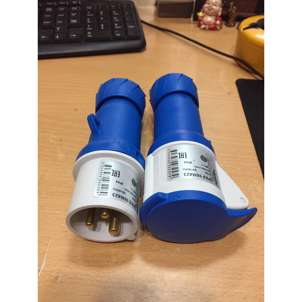PHÍCH CẮM CÔNG NGHIÊP, Ổ CẮM 16A SCHNEIDER MODEL:PKE16M423,PKF16M423 ...