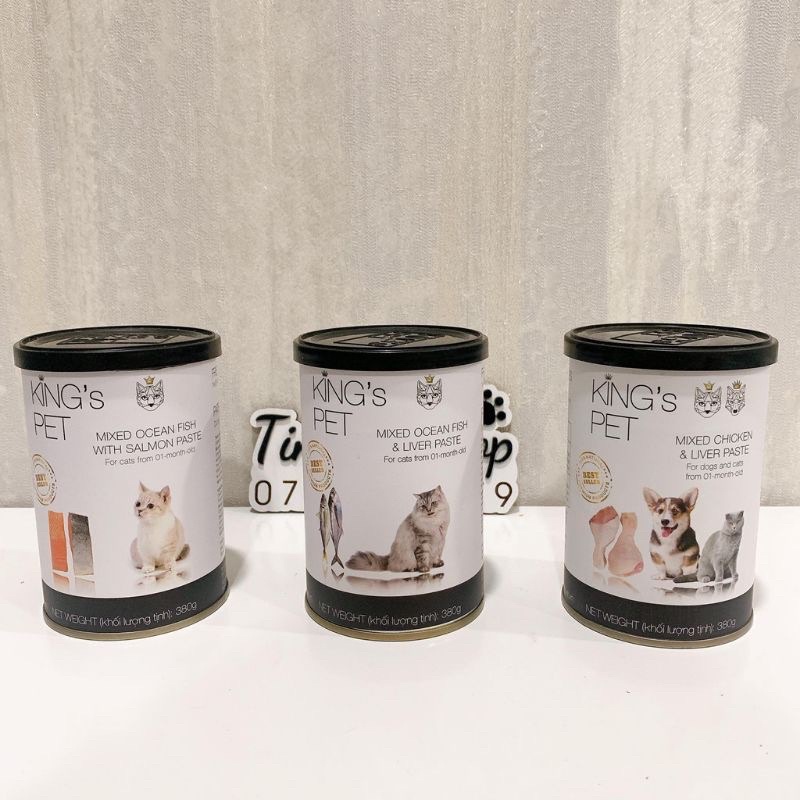 Pate Kingpet cho mèo loại lon 380g | Shopee Việt Nam