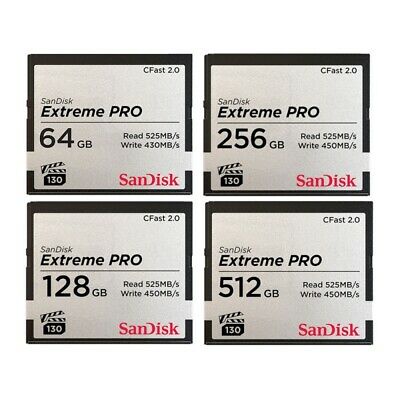 Thẻ nhớ CFast 2.0 SanDisk Extreme PRO 128GB 3500X 525MB/s - bảo hành 5 năm | Shopee Việt Nam