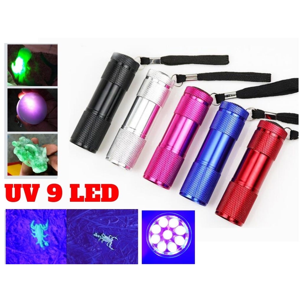 Đèn UV Led 9 bóng 3W Sấy Keo UV, Soi Đá - Mẫu Mới | Shopee Việt Nam