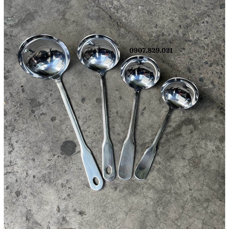 Vá, Muôi Múc Canh REHANG cao cấp Cán INOX Trơn (Nhiều Kích Cỡ) | Shopee ...