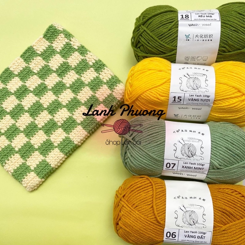 Len Yaoh Love Wool Sợi To 3mm Cuộn 100gr | Shopee Việt Nam