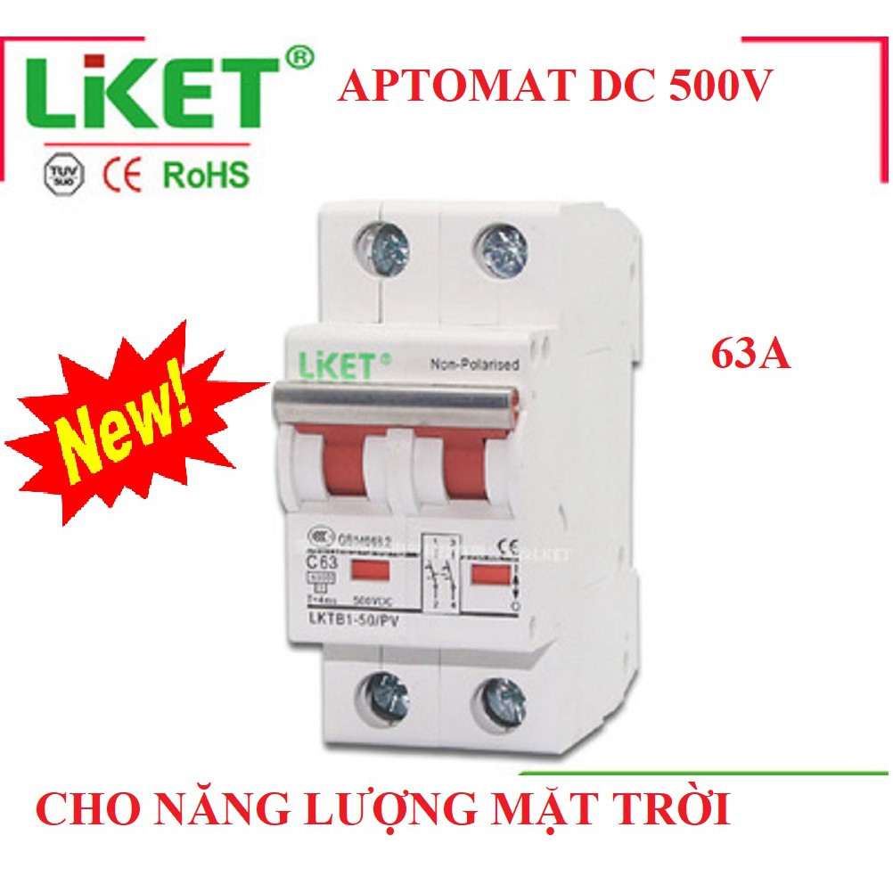 APTOMAT CB DC 500V - CB CHUYÊN DỤNG CHO NĂNG LƯỢNG MẶT TRỜI | Shopee Việt Nam