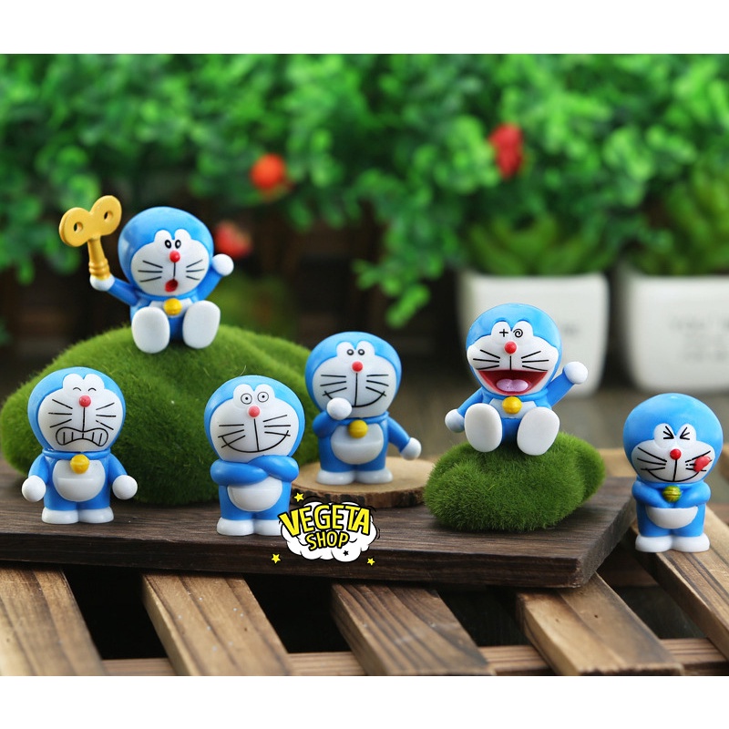 Mô hình Doraemon Doremon - Set 6 tư thế nhân vật Doraemon Doremon - 6cm ...