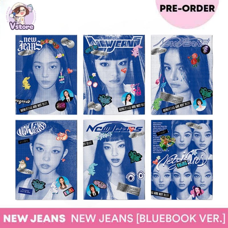 VStore [HÀNG CÓ SẴN] NEWJEANS BLUEBOOK ver - NEWJEANS 1st ep | Shopee Việt Nam
