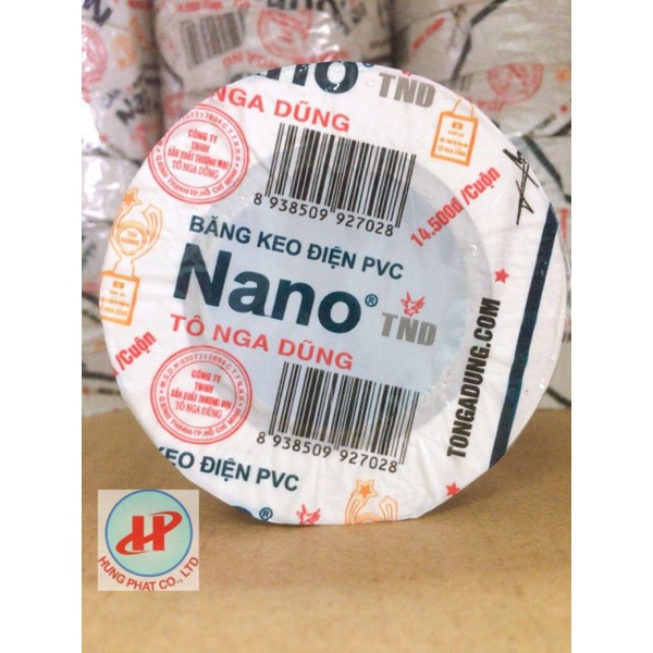 BĂNG KEO ĐIỆN NANO TÔ NGA DŨNG LOẠI 20Y (Màu trắng) | Shopee Việt Nam