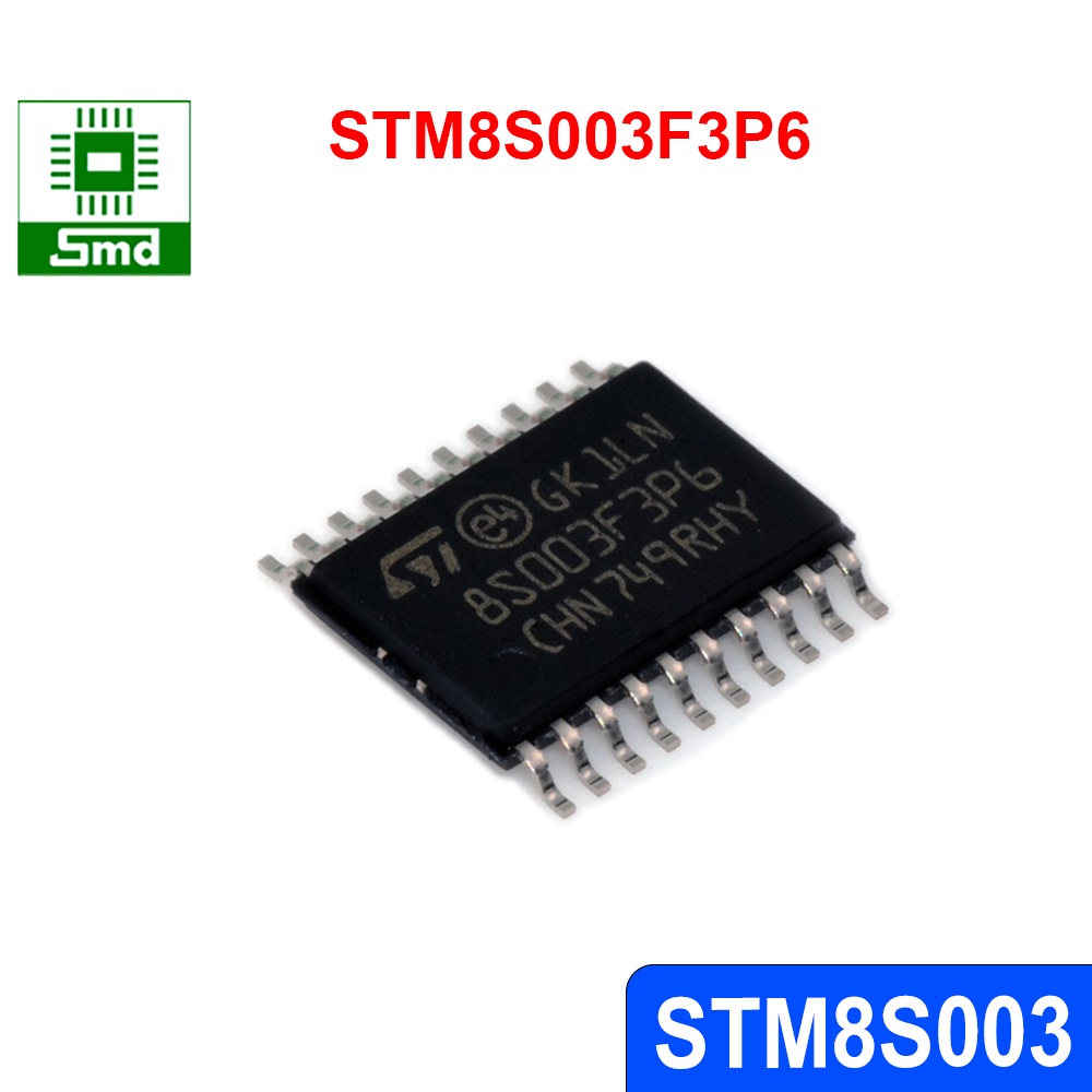 Vi Điều Khiển STM8S003F3P6 TSSOP20 SMD STM8 STM8S003 F3P6 STM8S103F3P6 ...