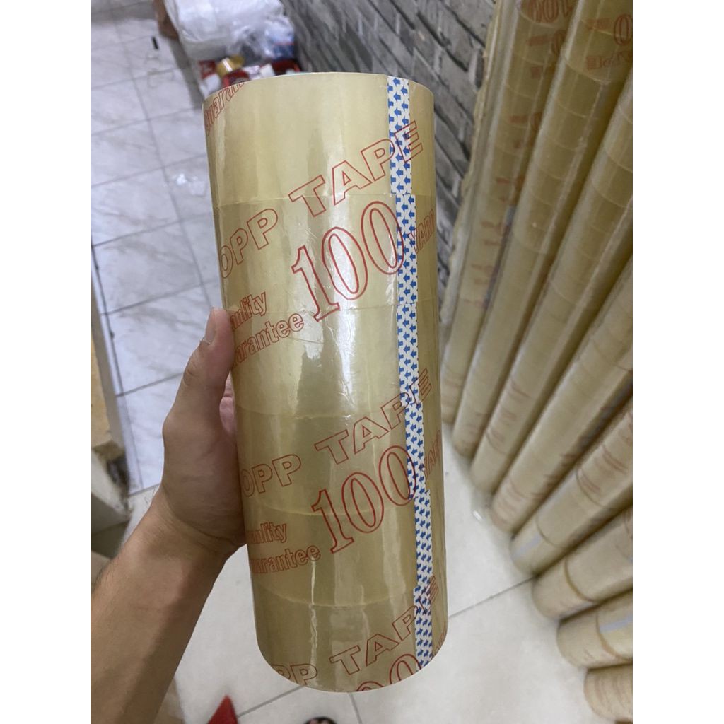 Băng Keo Trong Đục 100 Yard 4F8 - Băng Dính 100 Yard 4F8 Trong / Đục | Shopee Việt Nam