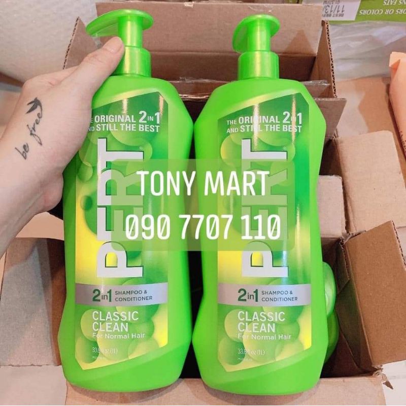 DẦU GỘI XẢ PERT PLUS 2 IN 1 CLASSIC CLEAN DÀNH CHO TÓC THƯỜNG - 1 LÍT ...