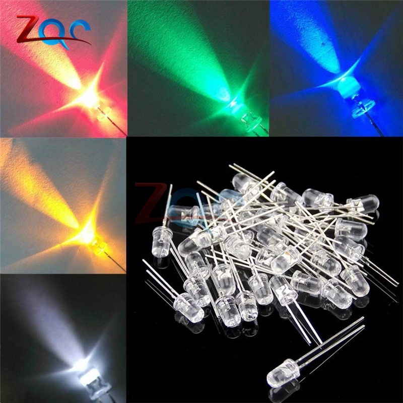 Set 100 Đèn Led Đi Ốt 5mm Nhiều Màu | Shopee Việt Nam