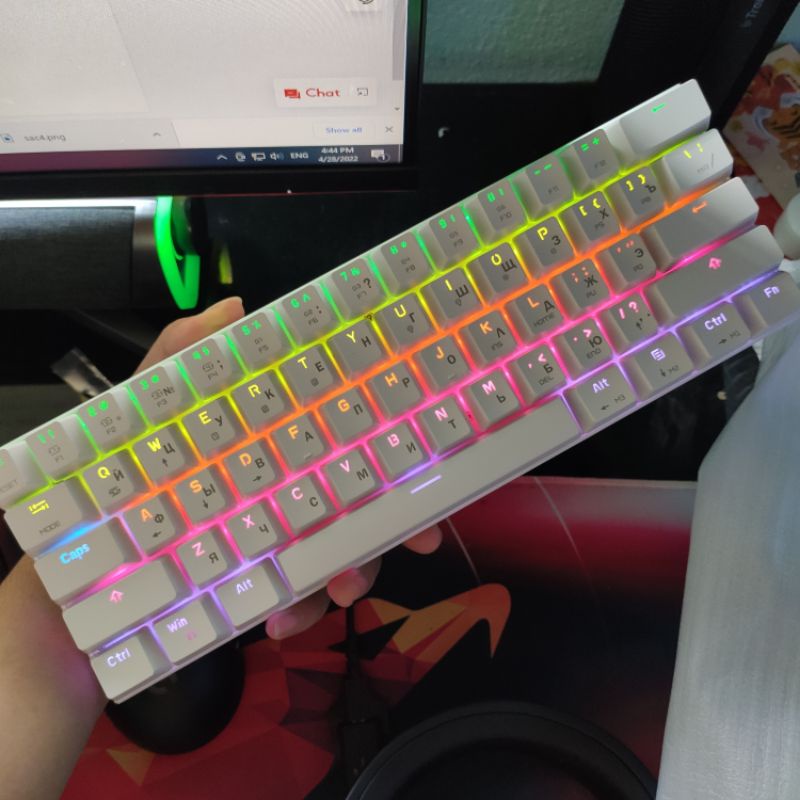 Bàn phím cơ không dây MOTOSEED CK62 Led RGB | Shopee Việt Nam