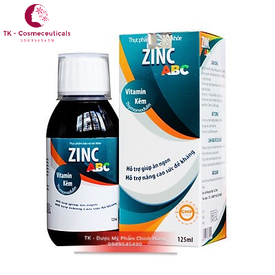 (CHÍNH HÃNG) Siro ABC ZinC Hỗ Trợ Giúp Ăn Ngon, Nâng Cao Đề Kháng Bổ Sung Kẽm, Vitamin B ...