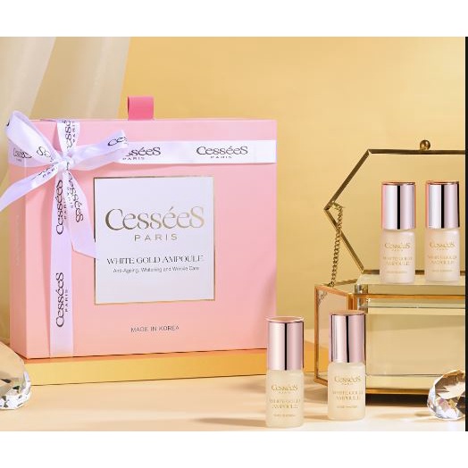 TINH CHẤT BẠCH KIM - CESSÉES WHITE GOLD AMPOULE - LÀM SÁNG DA, CHỐNG ...