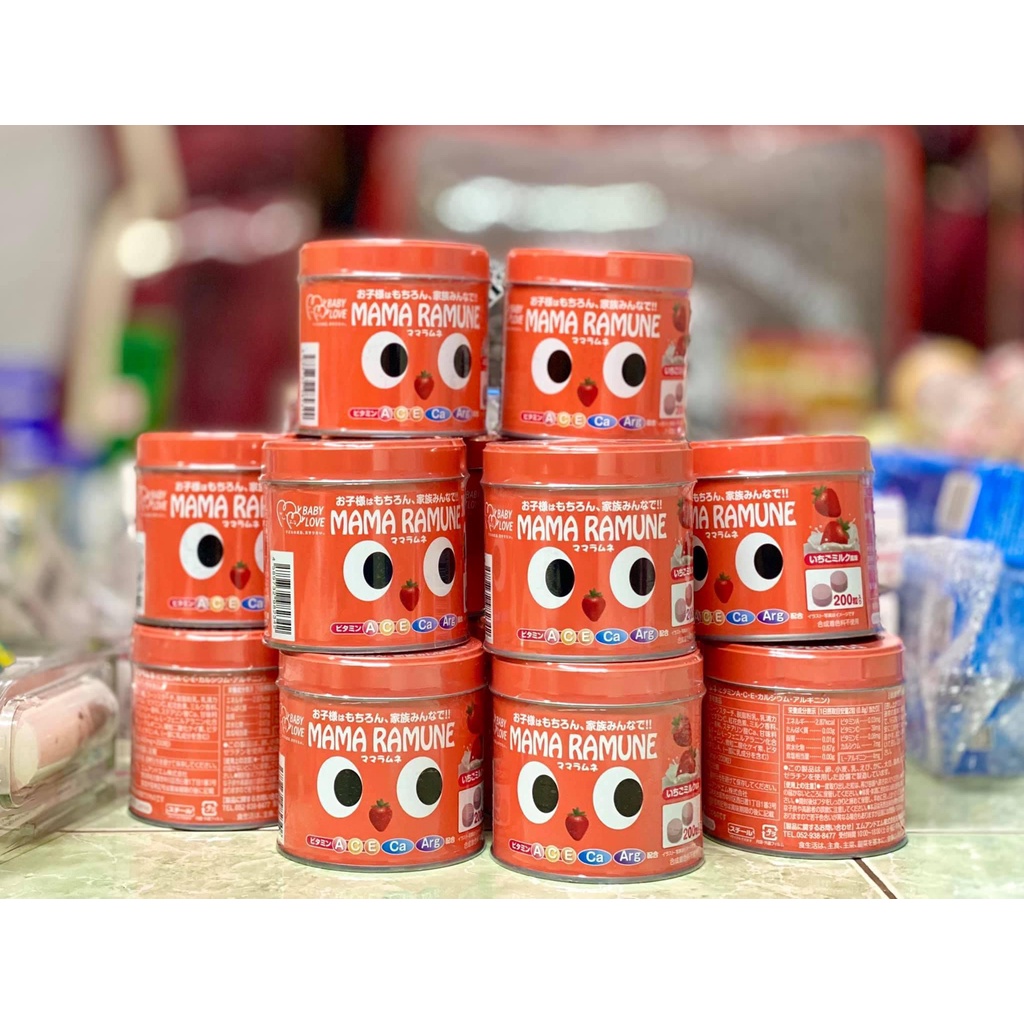 KẸO BIẾNG ĂN MAMA RAMUNE JAPAN 200 viên | Shopee Việt Nam