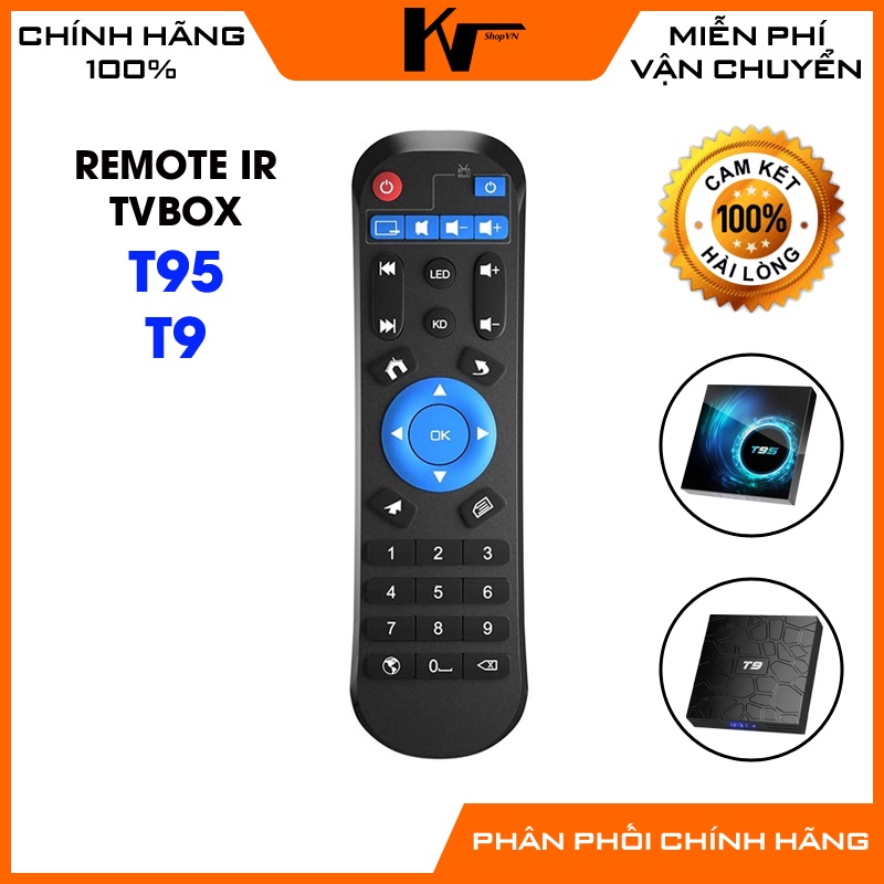 Điều khiển cho TV Box T9 T95 - 4 phím học lệnh | Shopee Việt Nam