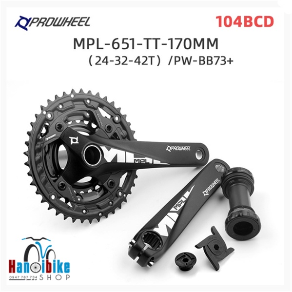 Đùi đĩa 3 tầng Prowheel MPL 651 24/32/42T | Shopee Việt Nam