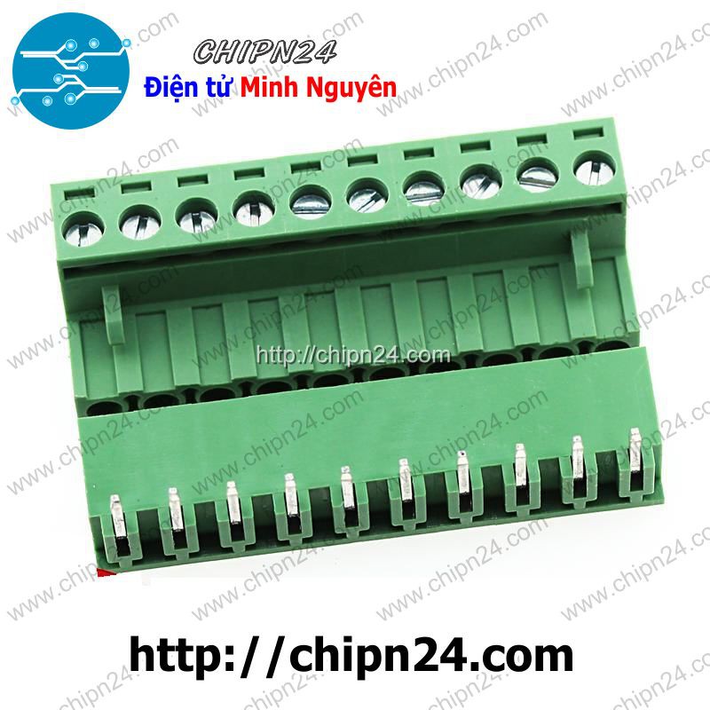 [1 CÁI] (F58.1) Domino 2EDG5.08 Cong 10P (Terminal, Cầu đấu dây cọc nguồn 5.08 5.08mm) | Shopee ...