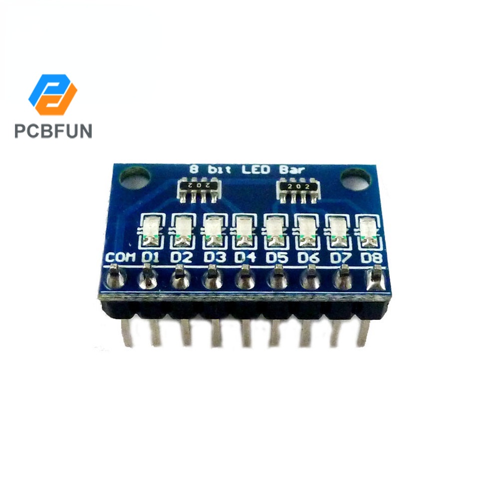 Mô đun thanh đèn LED PCBFUN 8 bit 3-24V dành cho Arduino NANO MCU ...
