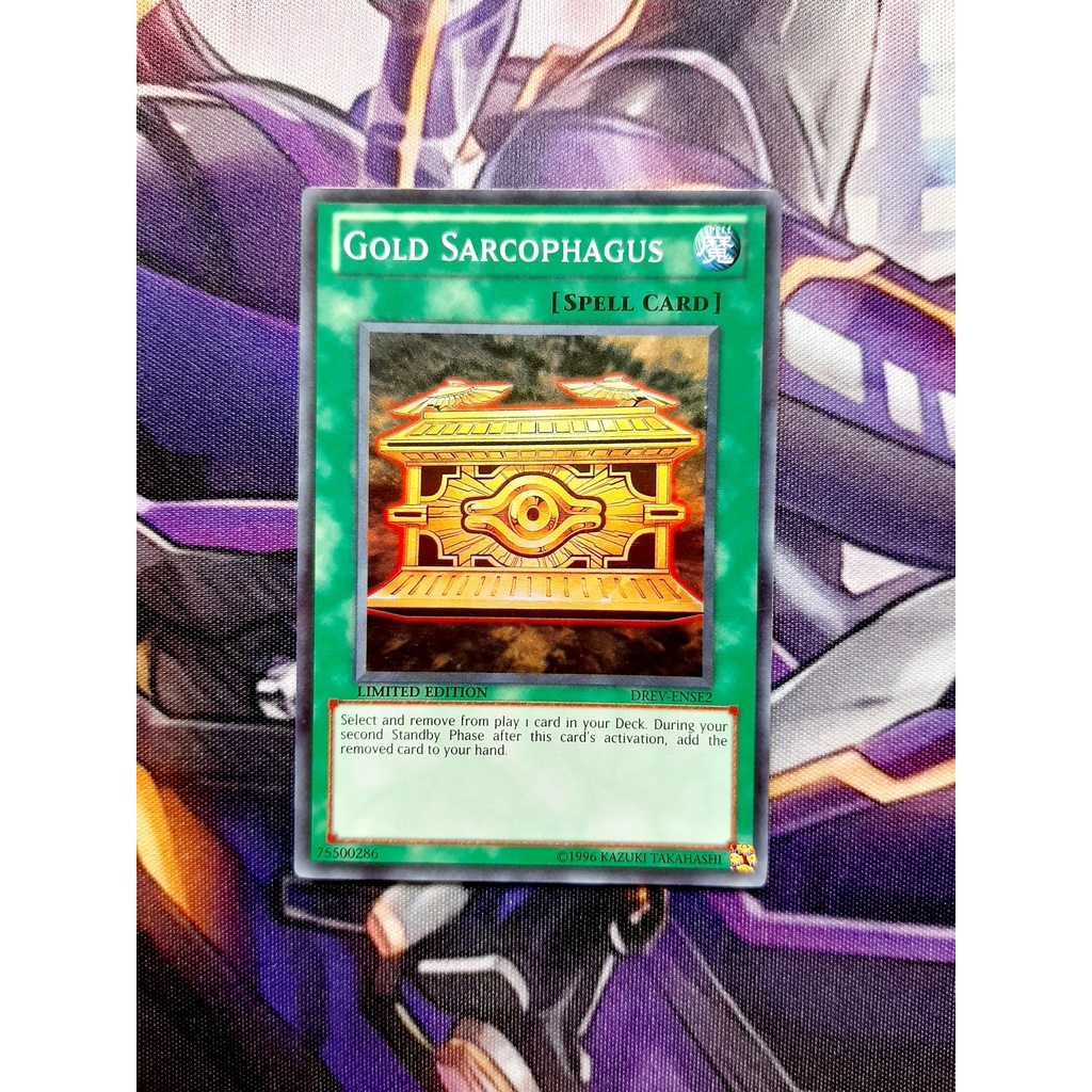 [ Đỗ Lạc Shop ] Thẻ Bài Mint90 Yugioh Spell Gold Sarcophagus - DREV-ENSE2 - Super | Shopee Việt Nam